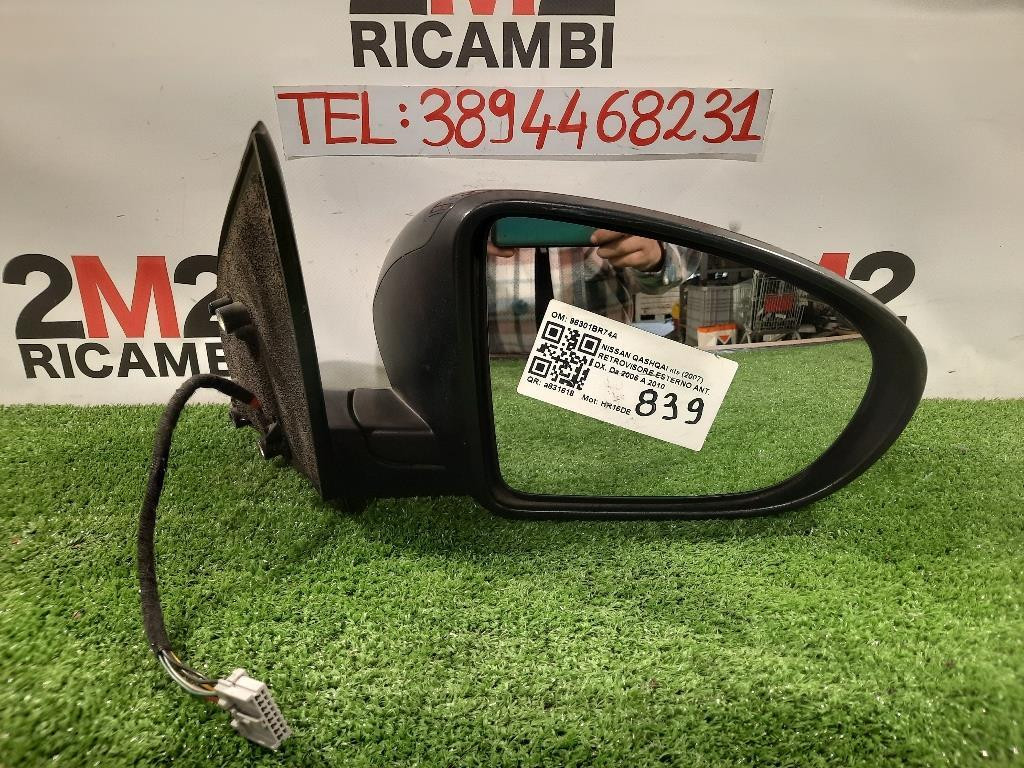 SPECCHIETTO RETROVISORE DESTRO NISSAN Qashqai 1° Serie 96301BR74A ...